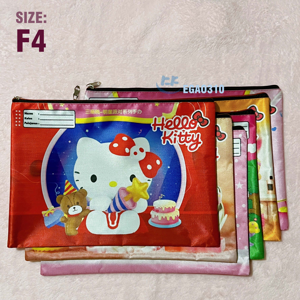 Jual Map Folder Dokumen F4 Kain- Hello Kitty | Shopee Indonesia