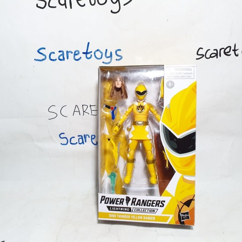 Jual Lightning Collection Power Rangers Dino thunder yellow ranger ...