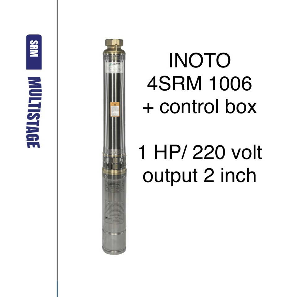 Jual Inoto casing 4" output 2" tenaga 1 hp 220 volt - 1006 Pompa ...