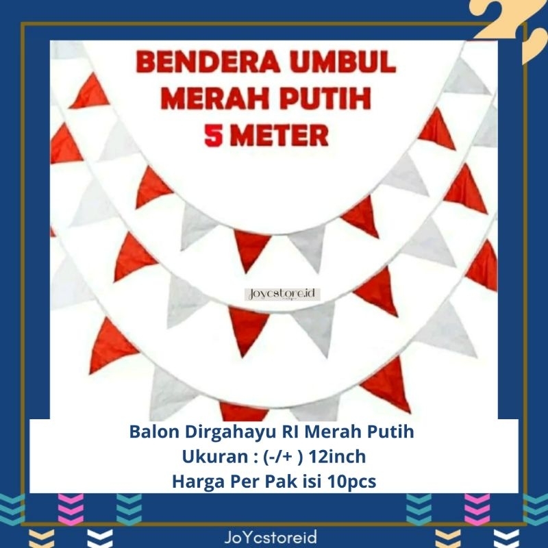 Jual Bendera Merah Putih Segitiga Warna Warni 17 Agustusan | Umbul umbul | Bendera Merah Putih ...