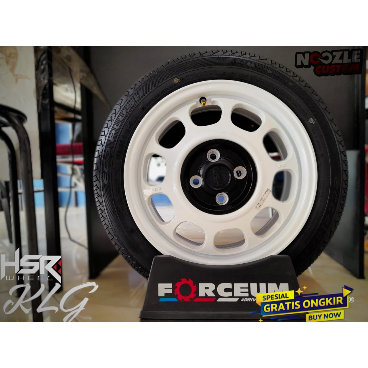 Jual VELG KALENG HSR R15 LUBANG 4 PCD 100 DAN 114,3 PELEK MOBIL RACING RING 15 | Shopee Indonesia