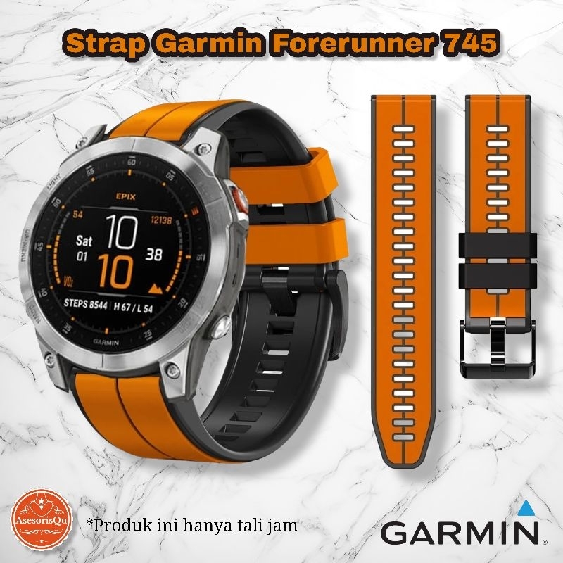 Jual Tali Strap Jam Tangan Smartwatch Garmin Forerunner 745 255 Music ...