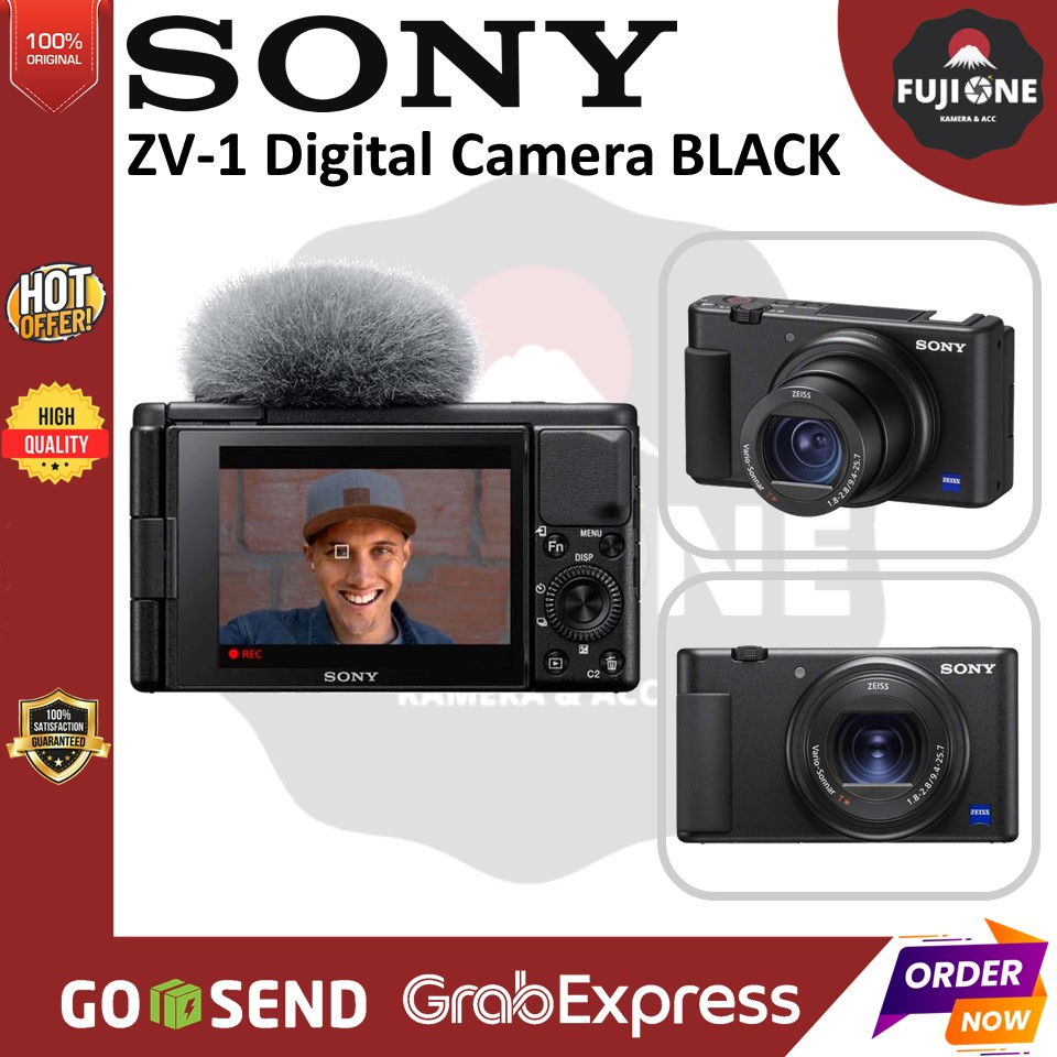 Jual Sony ZV-1 Digital Camera BLACK and WHITE - GARANSI RESMI | Shopee Indonesia