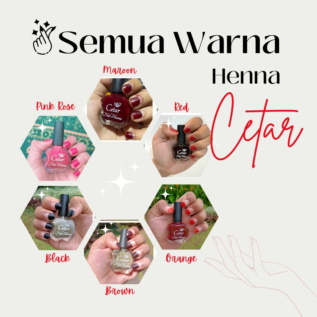 Jual Cetar Nail Henna Kutek Muslimah Sah Untuk Wudhu Sholat Halal Mudah ...