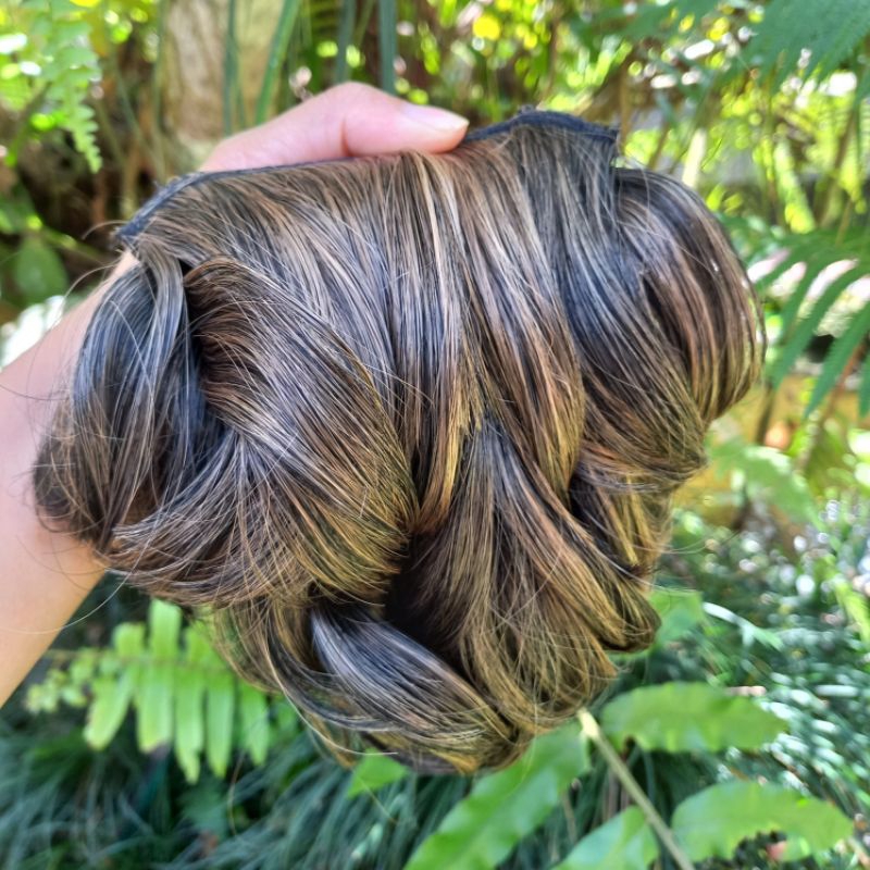 Jual sanggul messy/sanggul curly/sanggul bali/ premium | Shopee Indonesia