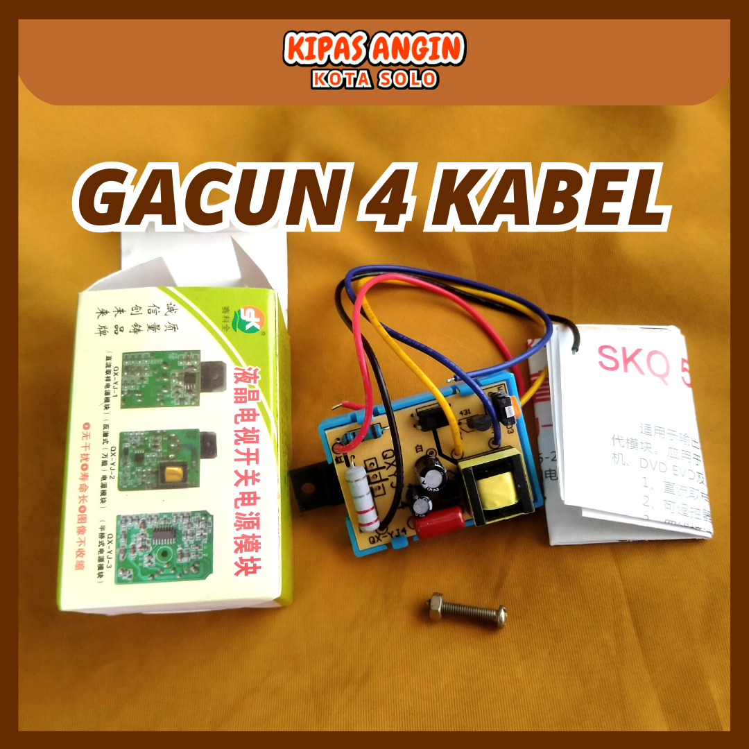 Jual GACUN LCD 4 KABEL dengan TRIMPOT Optocoupler Opto. Universal Psu Driver Kondisi Baru ...