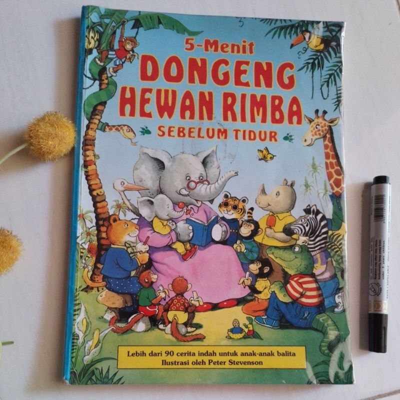 Jual Dongeng hewan rimba sebelum tidur ilustrasi Peter Stevenson buku ...