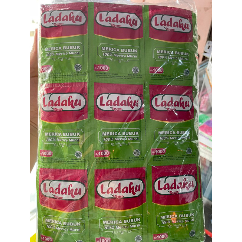 Jual ladaku merica bubuk sachetan 12sachet x 4g | Shopee Indonesia