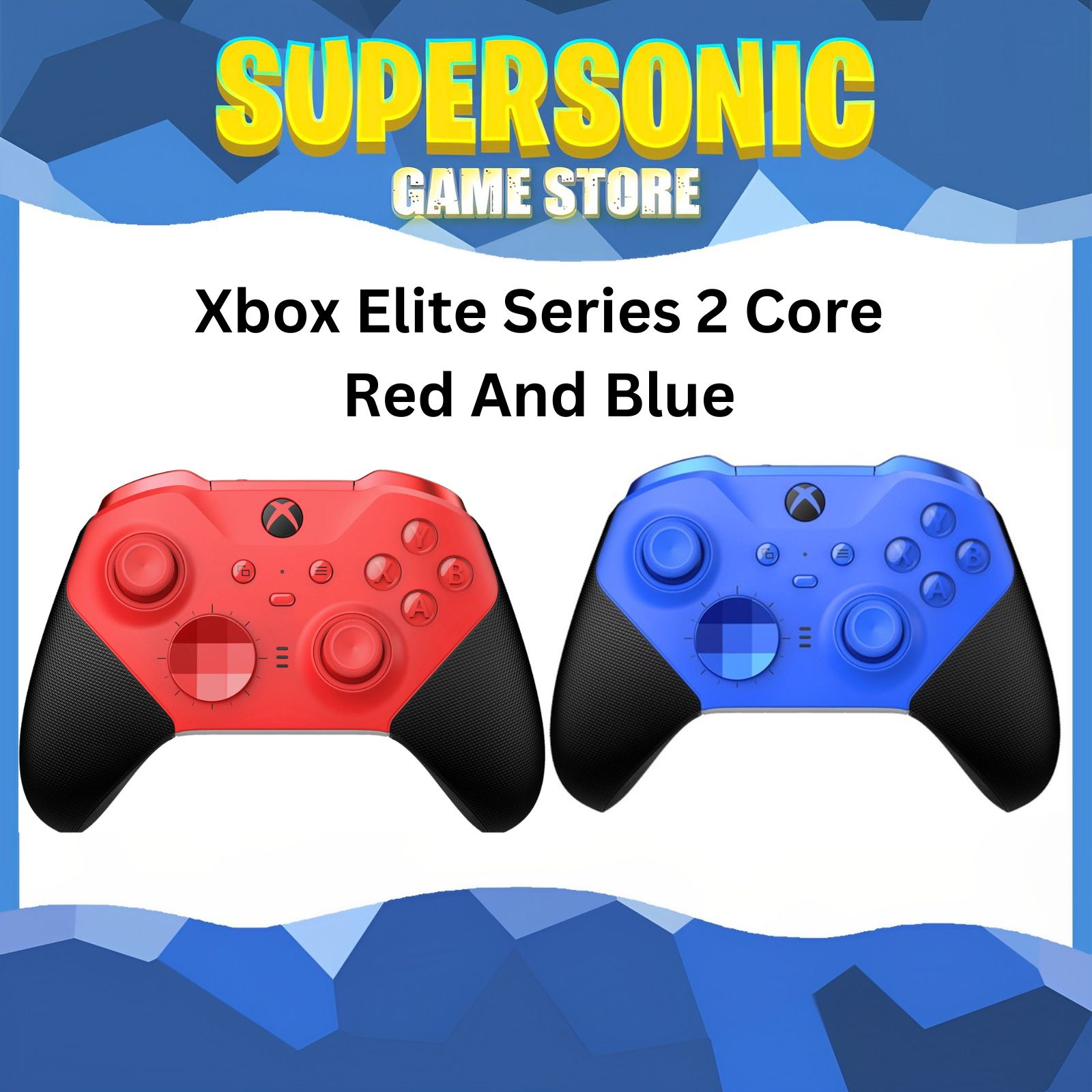 Jual Xbox Elite Wireless Controller Series 2 Core Red And Blue | Shopee ...