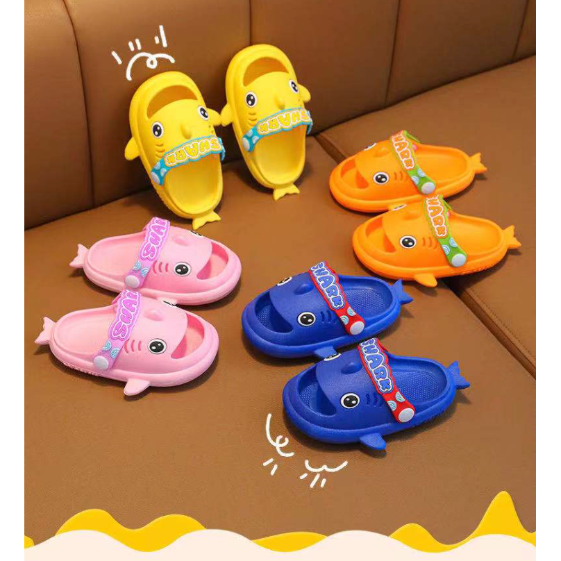 Jual babyfit [size 18-35] sepatu bakpao sandal karet pvc ikan SHARK ...
