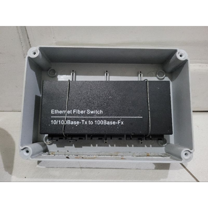 Jual MEDIA CONVERTER 6FO 2LAN SUPORT POE 12V + 4 pasang htb a+b ...