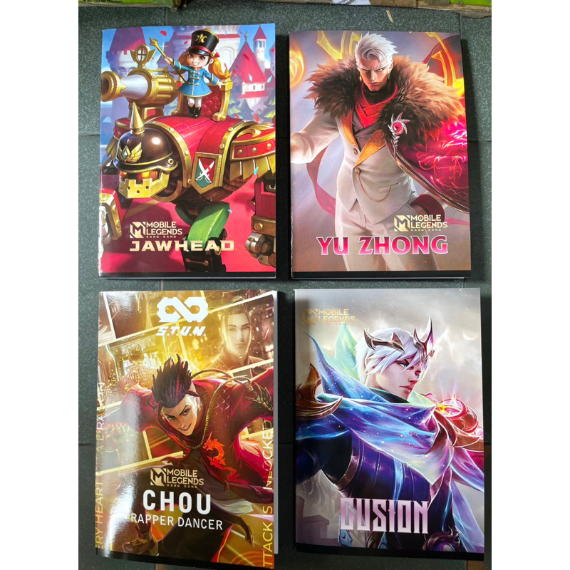 Jual Buku Tulis Motif Mobile Legends isi 10 pcs / Buku Tulis isi 50 ...