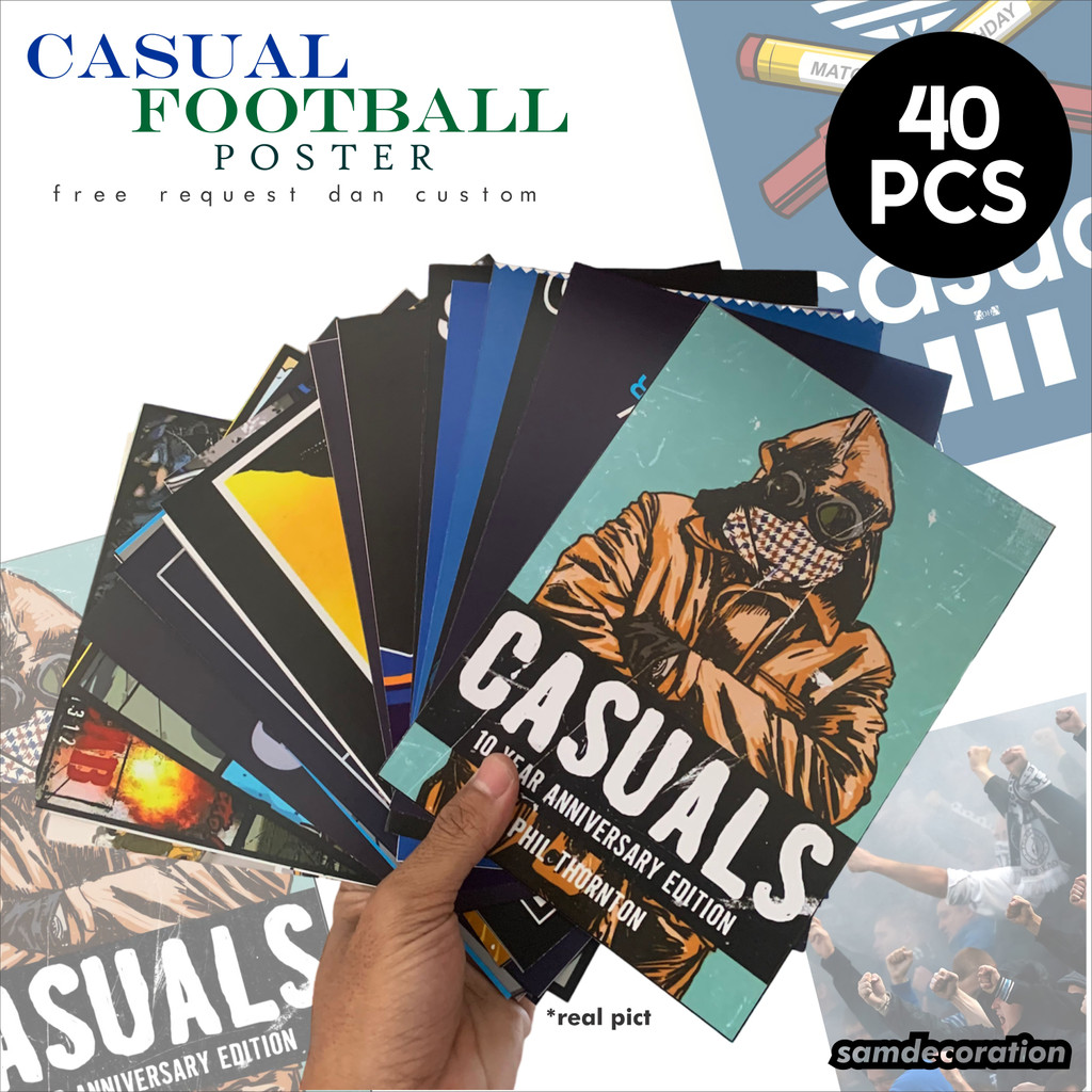 Jual casual poster - football casual poster - hooligan poster - bisa ...