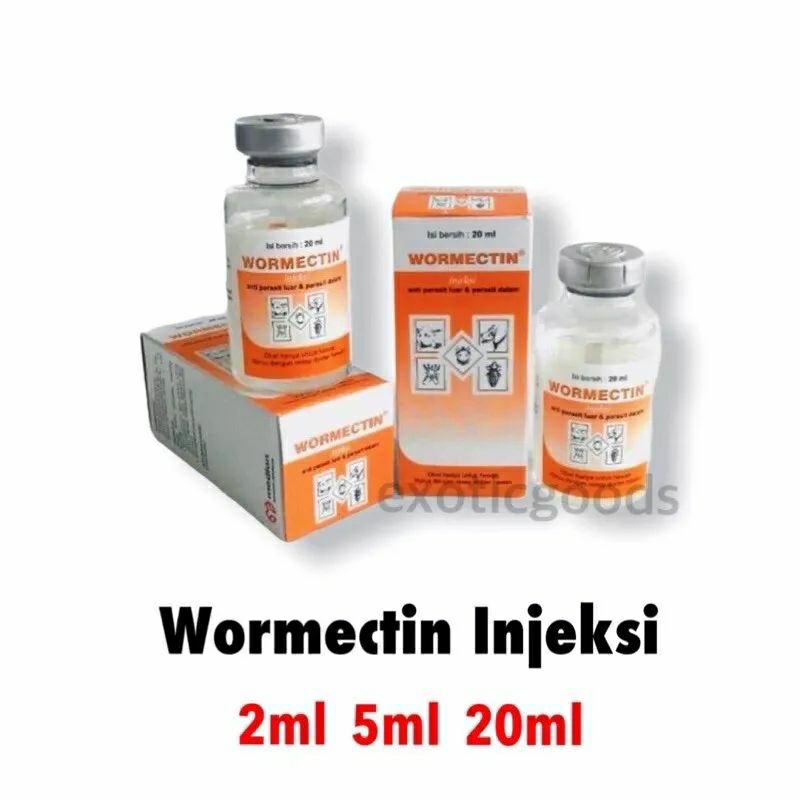 Jual WORMECTIN OBAT INJEKSI OBAT SCABIES OBAT TUNGAU OBAT CAPLAK ...