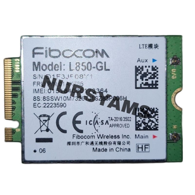 Jual Part Modem Rakitan Adapter Module L850-GL DW5821E EM7430 EM7455 ...