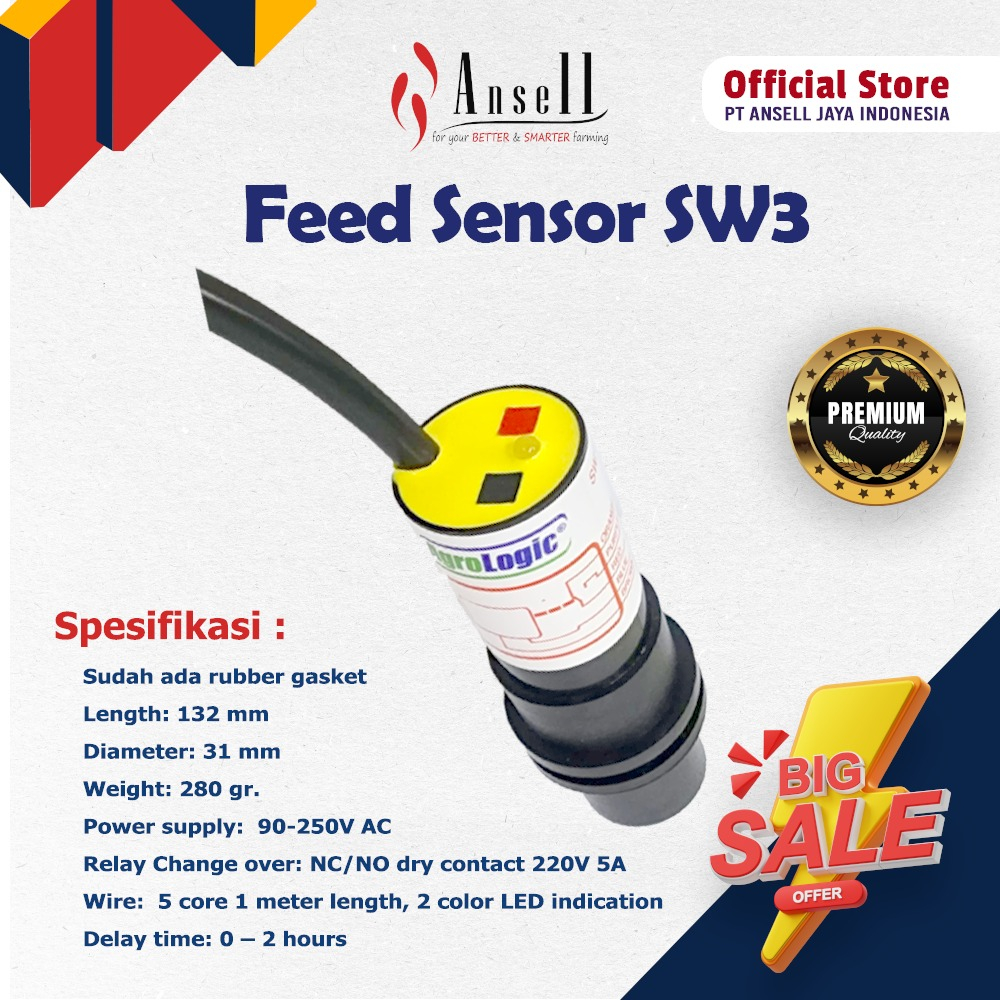 Jual Feed Sensor SW-3- Sensor Pakan pada Feedline System | Shopee Indonesia