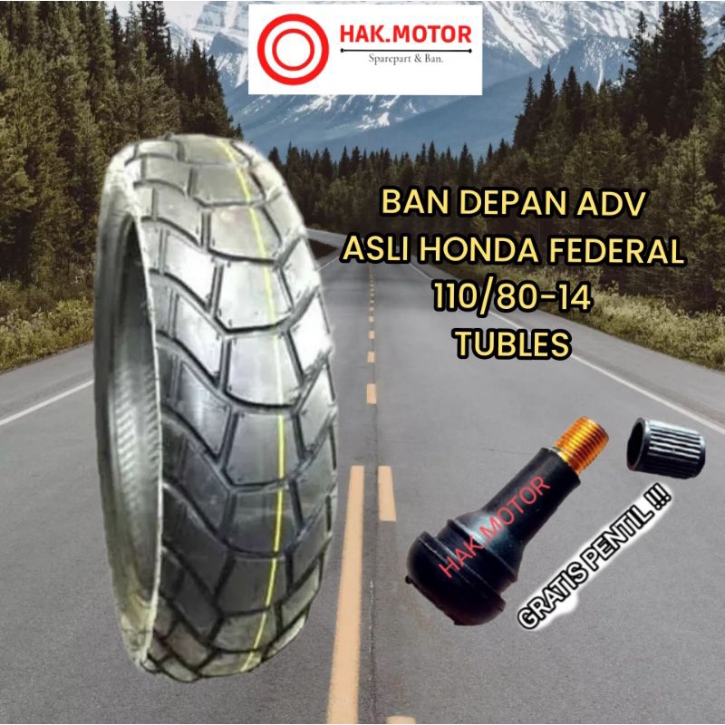 Jual BAN DEPAN HONDA ADV ASLI ZENEOS TURINO ( 110/80-14 ) Dual purpose ...
