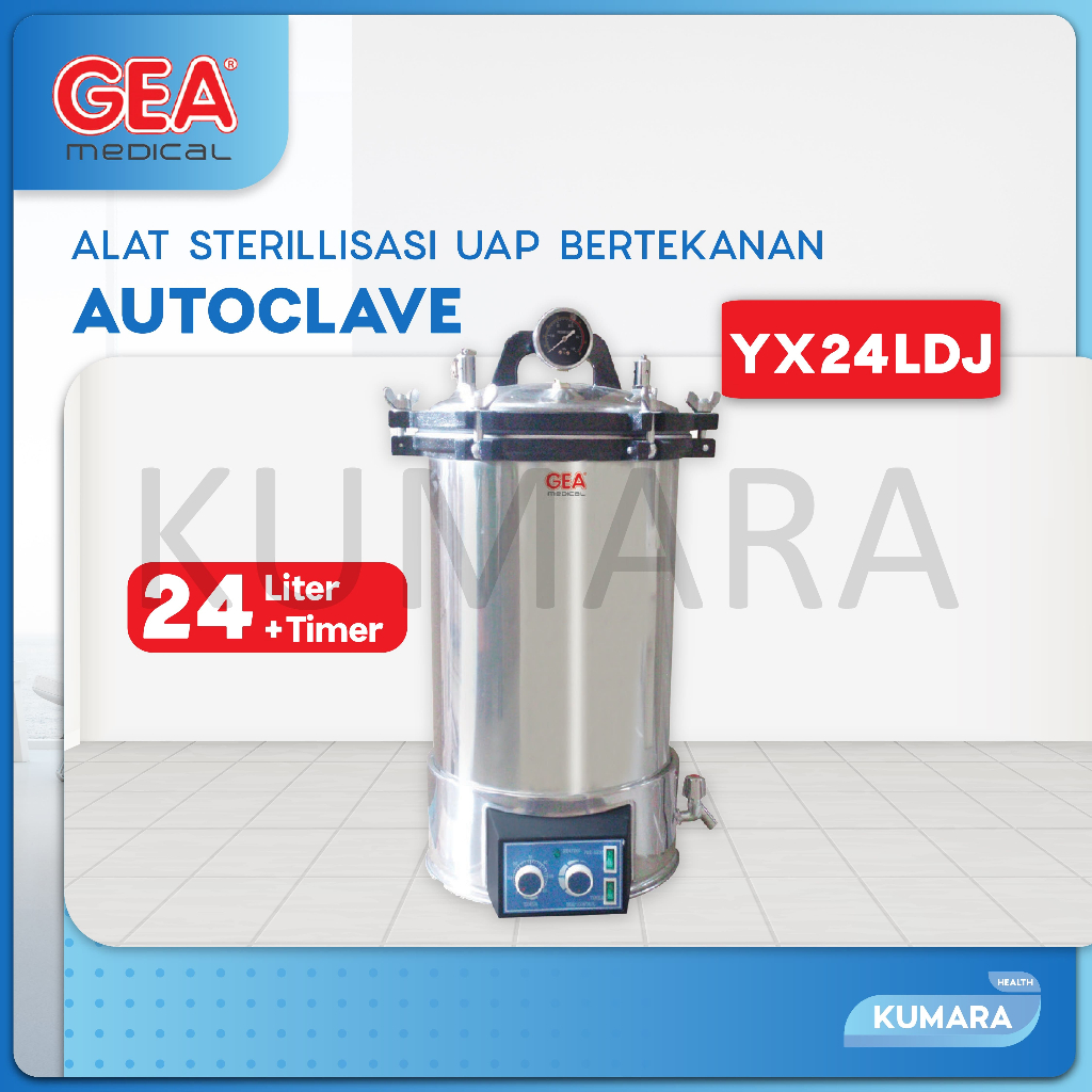 Jual GEA - Autoclave 24 Liter YX-24 LDJ / Sterilisator Medis | Shopee ...