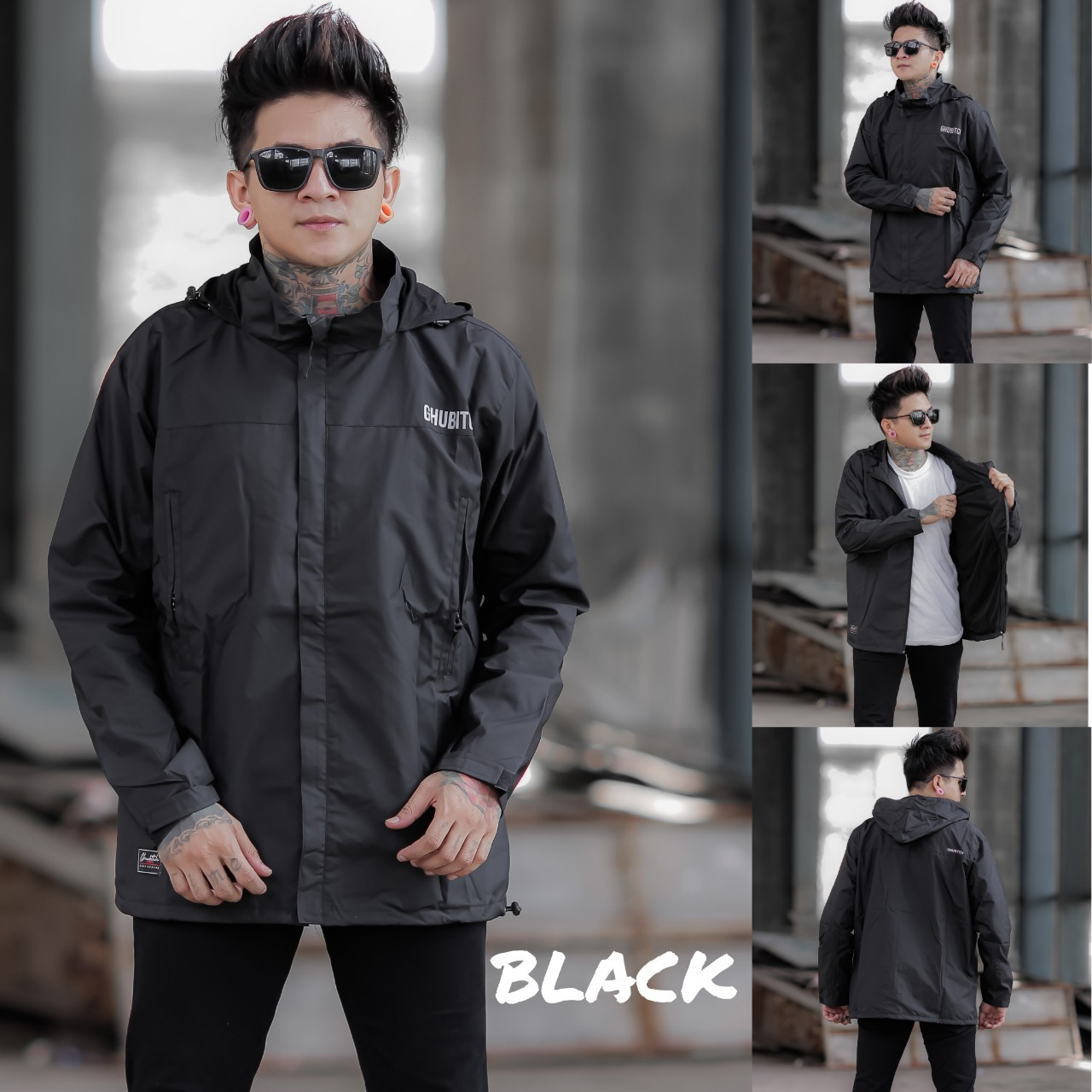 Jual JAKET PARKA SIMPLE HITAM 01 - JAKET PARKA OUTDOOR - JAKET GUNUNG ...