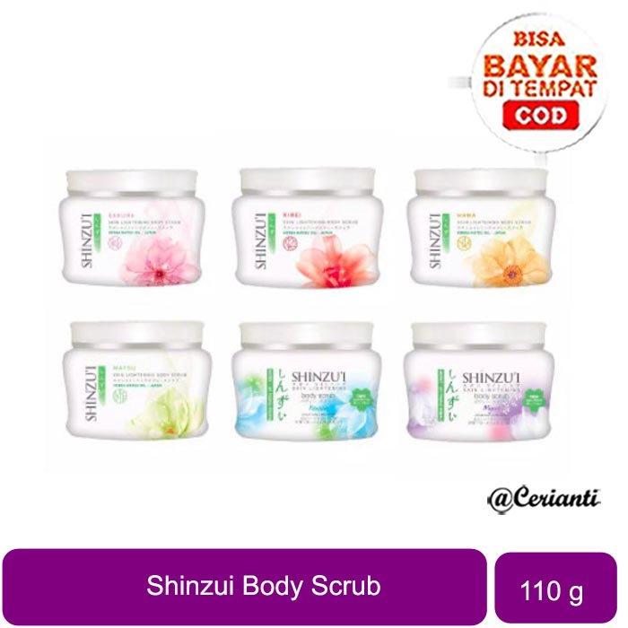 Jual [BODY SCRUB | 110GR | BPOM] Shinzu'i Skin Lightening Body Scrub ...