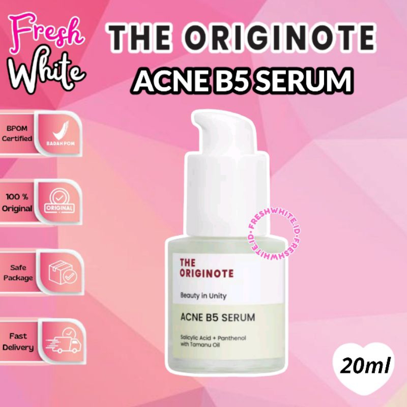 Jual The Originote Acne B5 Serum Salicylic Acid + Panthenol with Tamanu ...
