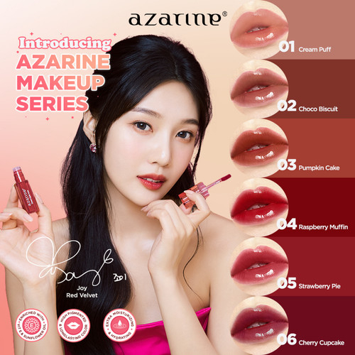 Jual [Azarine x Red Velvet] Tinted Lippie Cake Lip Tint 2.9ml | Shopee ...