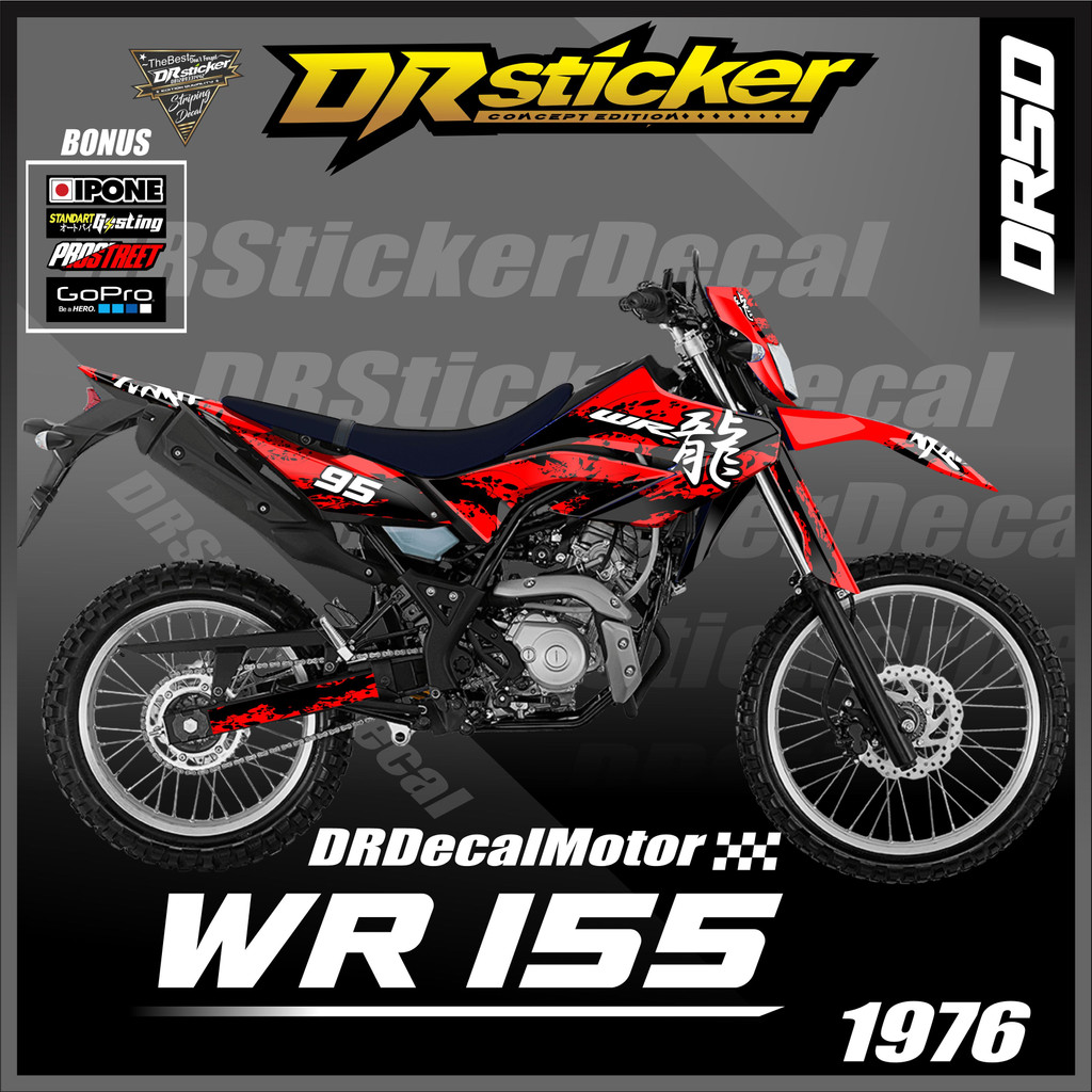 Jual sticker decal wr155 full body Decal sticker stiker Yamaha WR 155R ...