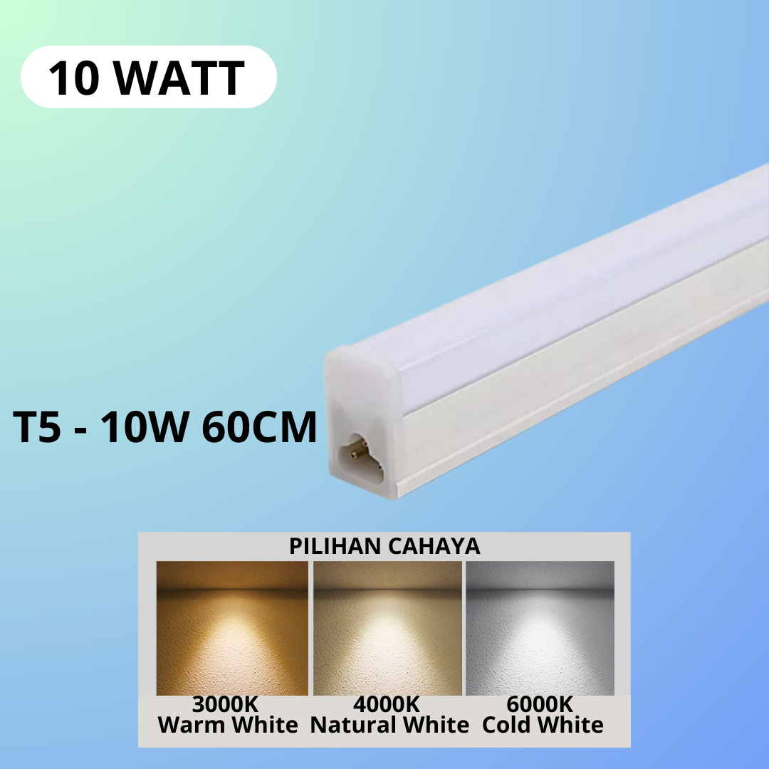 Jual Lampu TL T5 LED Tube Light 6W 10W 18W 20W 30 - 120Cm Garansi | Shopee Indonesia