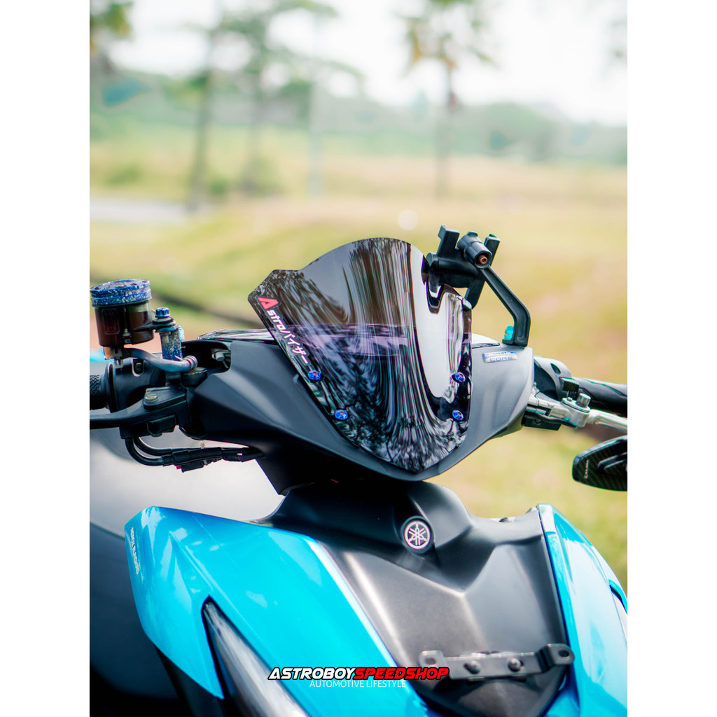 Jual VISOR WINDSHIELD AEROX NEW 155 CONNECTED AND AEROX OLD MODEL ...