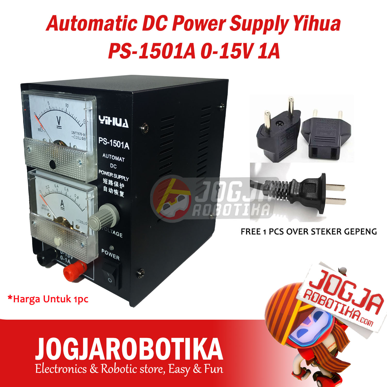 Jual Automatic DC Power Supply Yihua PS-1501A 0-15V 1A | Shopee Indonesia
