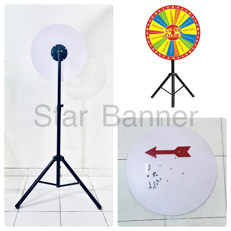 Jual Tripod spin wheels - Tripod roda undian | Shopee Indonesia