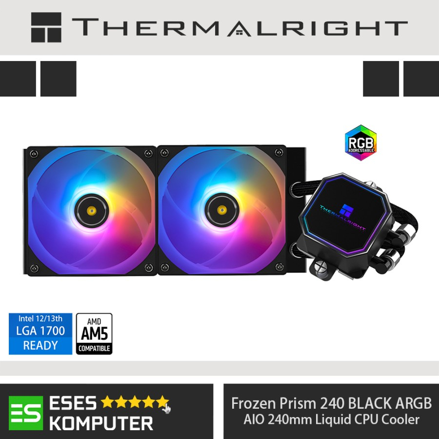 Jual THERMALRIGHT FROZEN PRISM 240 BLACK AIO 240mm CPU Liquid Water ...