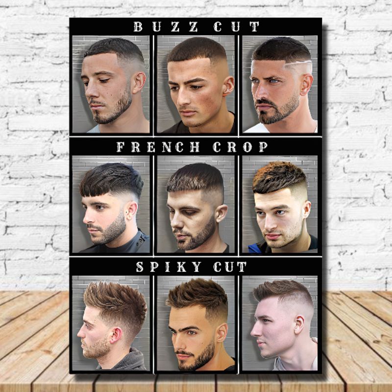 Jual poster barbershop pangkas rambut salon | Shopee Indonesia