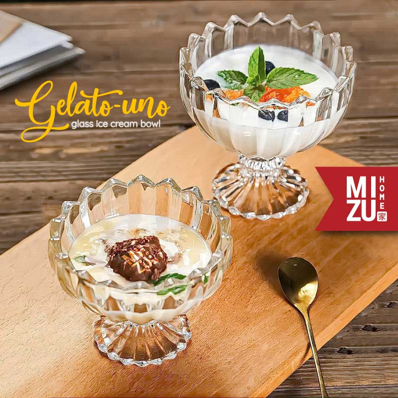 Jual MIZU GELATO-UNO Glass Ice Cream Bowl Mangkok Kaca Dessert Gelas Es ...