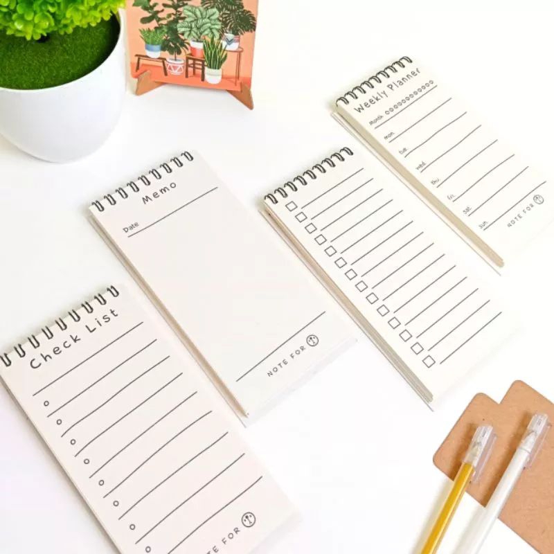 Jual BUKU NOTEBOOK TO DO LIST BUKU CATATAN SPIRAL MINII ISI 50 LEMBAR ...