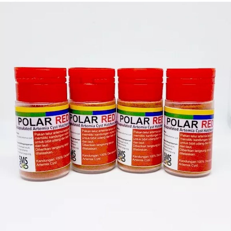 Jual Polar Red Pakan Ikan Burayak Artemia Instan Shell 10 Gram | Shopee ...