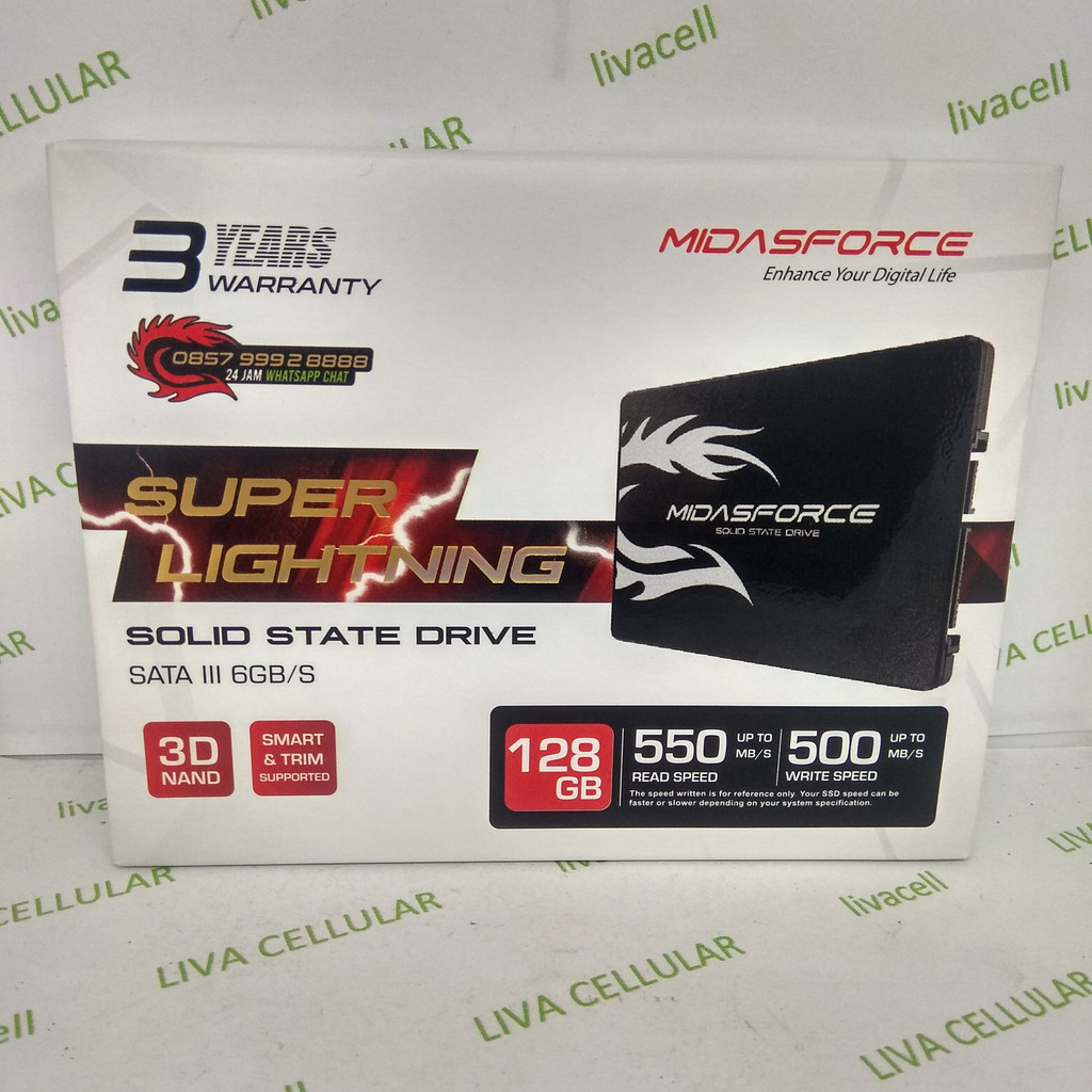 Jual SSD Midasforce Superlightning 128GB 256GB | Shopee Indonesia