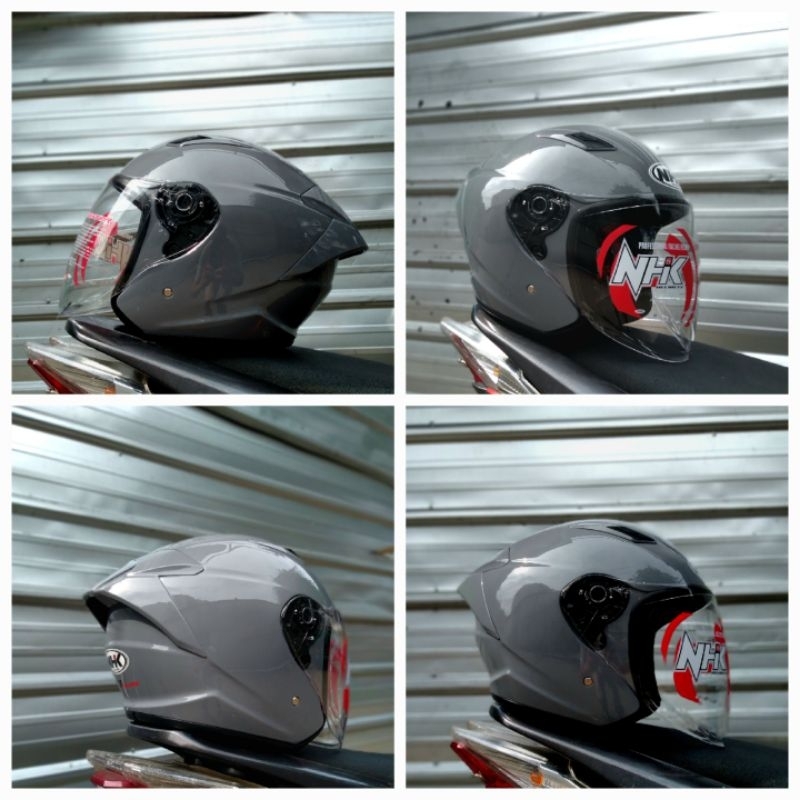 Jual HELM NHK R1 MAX DOBLE VISOR & R1 ELIT SINGLE VISOR PAKET SPOILER ...