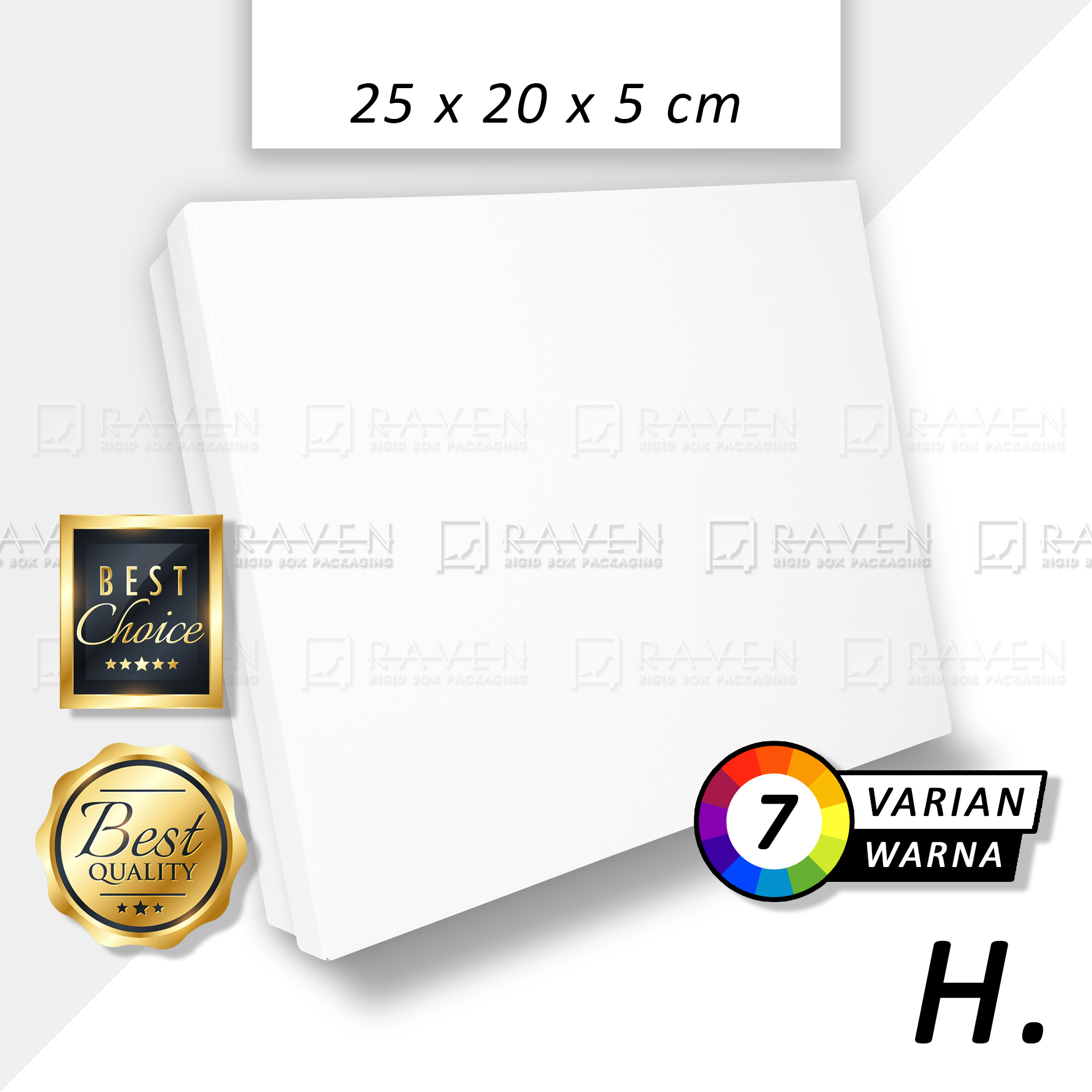 Jual Type H : Hard box / Rigid box / Bungkus kado / Kotak polos / Kotak ...