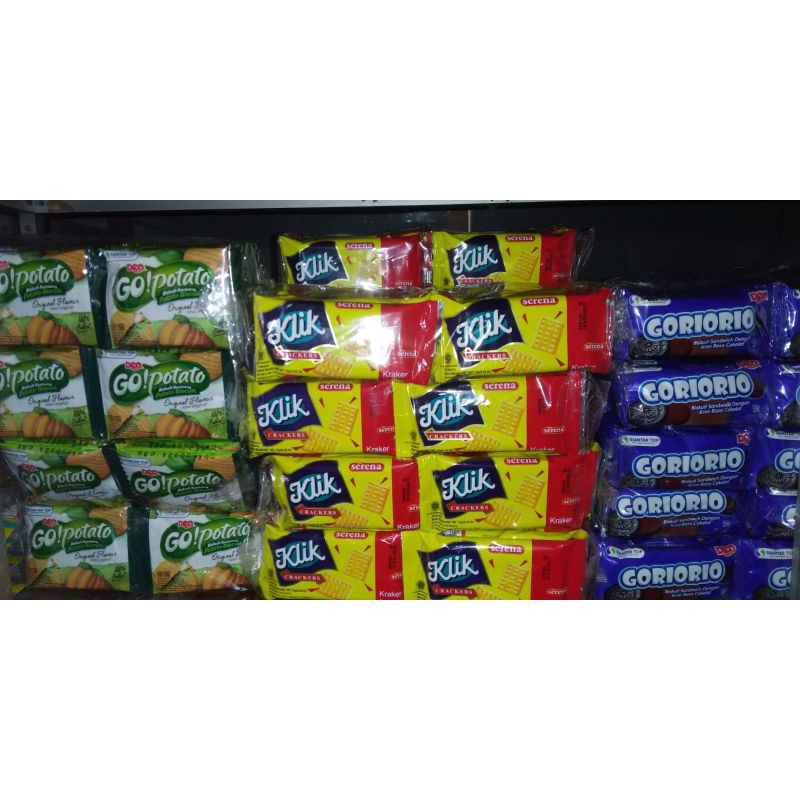 Jual jajan jadul. jajan 500an. go potato. klik. goriorio | Shopee Indonesia