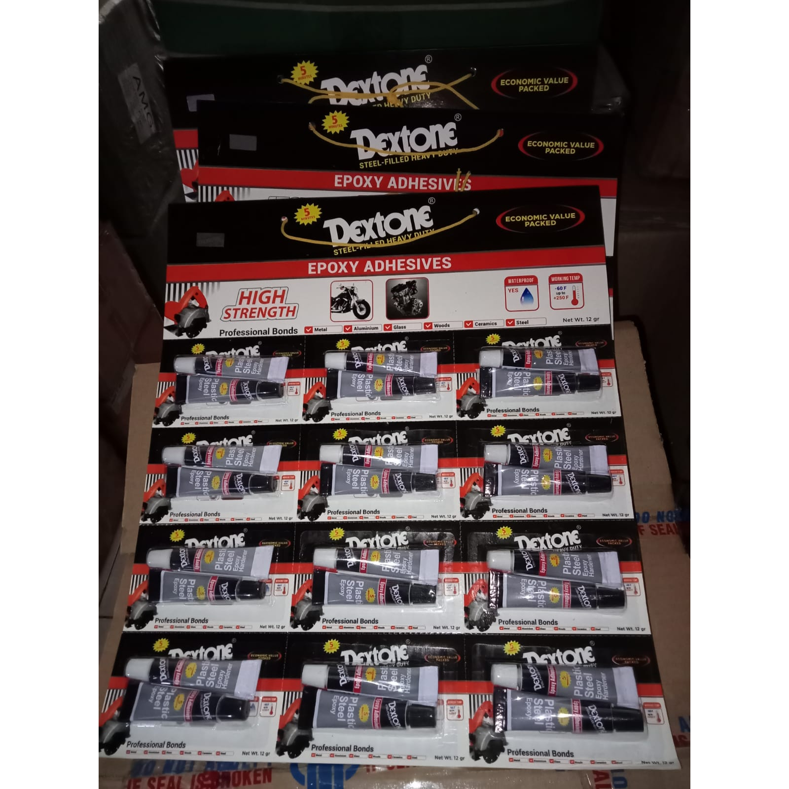 Jual DEXTONE RENCENG / Dextone lem besi epoxy plastik steel 5 menit 12 ...