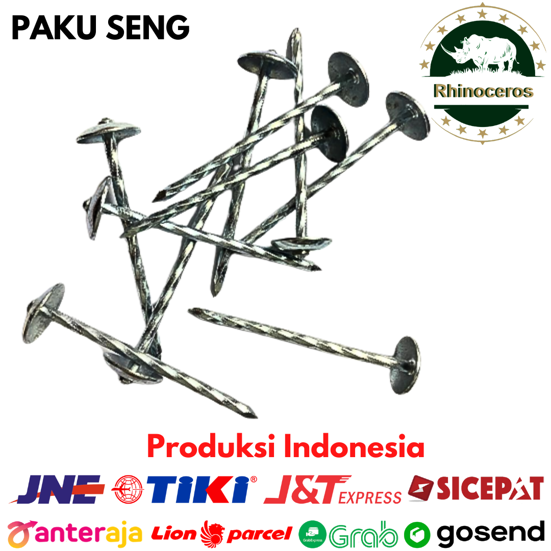 Jual Paku Seng Payung Ulir Paku Asbes Roofing Atap 2Inch 3Inch | Shopee ...
