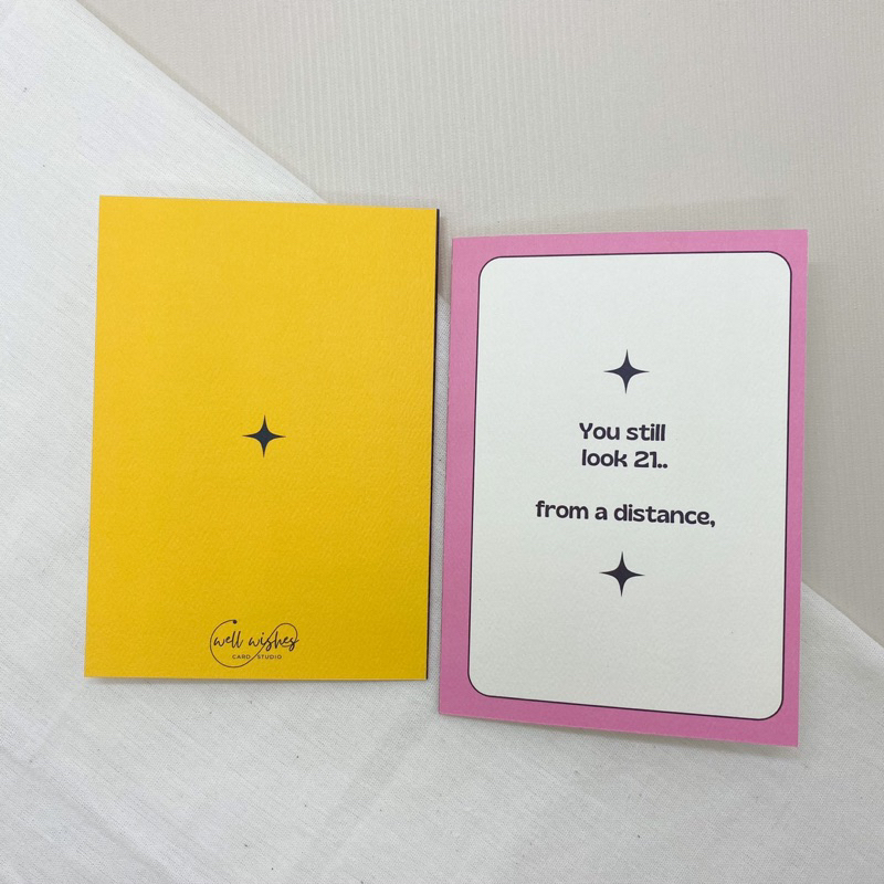 Jual 032 - KARTU UCAPAN GREETING CARD DESIGN UNIK LUCU TERMASUK AMPLOP ...