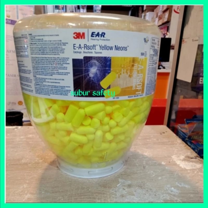 Jual 3M Refill Earplug Dispenser Yellow Neon 391-1004 Original Murah ...
