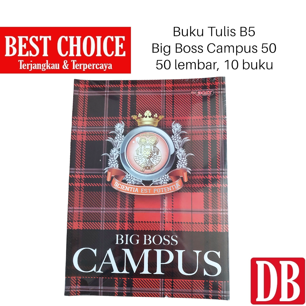 Jual Buku Tulis B5 Big Boss APP/SIDU/CAMPUS 50 lembar (10 pcs) | Shopee ...