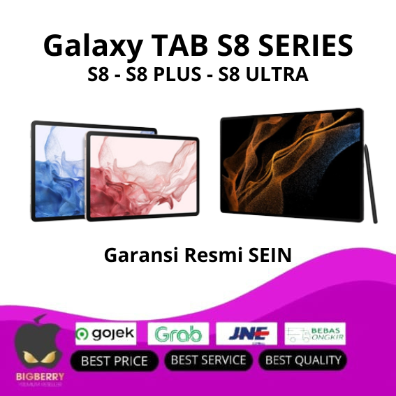 Jual (RESMI) Samsung Galaxy Tab S8 Ultra S8 Plus S8+ WIFI CELL 256GB 128GB | Shopee Indonesia