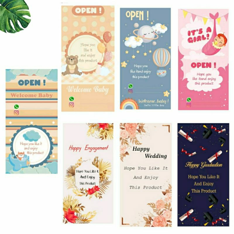 Jual STICKER SEGEL BOX "OPEN ME" sticker/segel/openme/hampers | Shopee ...