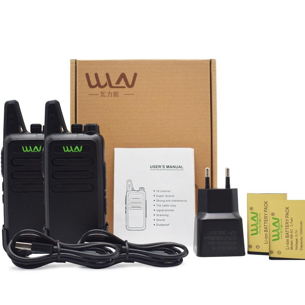 Jual Walkie Talkie 2 Unit HT WLN UHF TwoWay WLN KD-C1 CI Handy Talky ...
