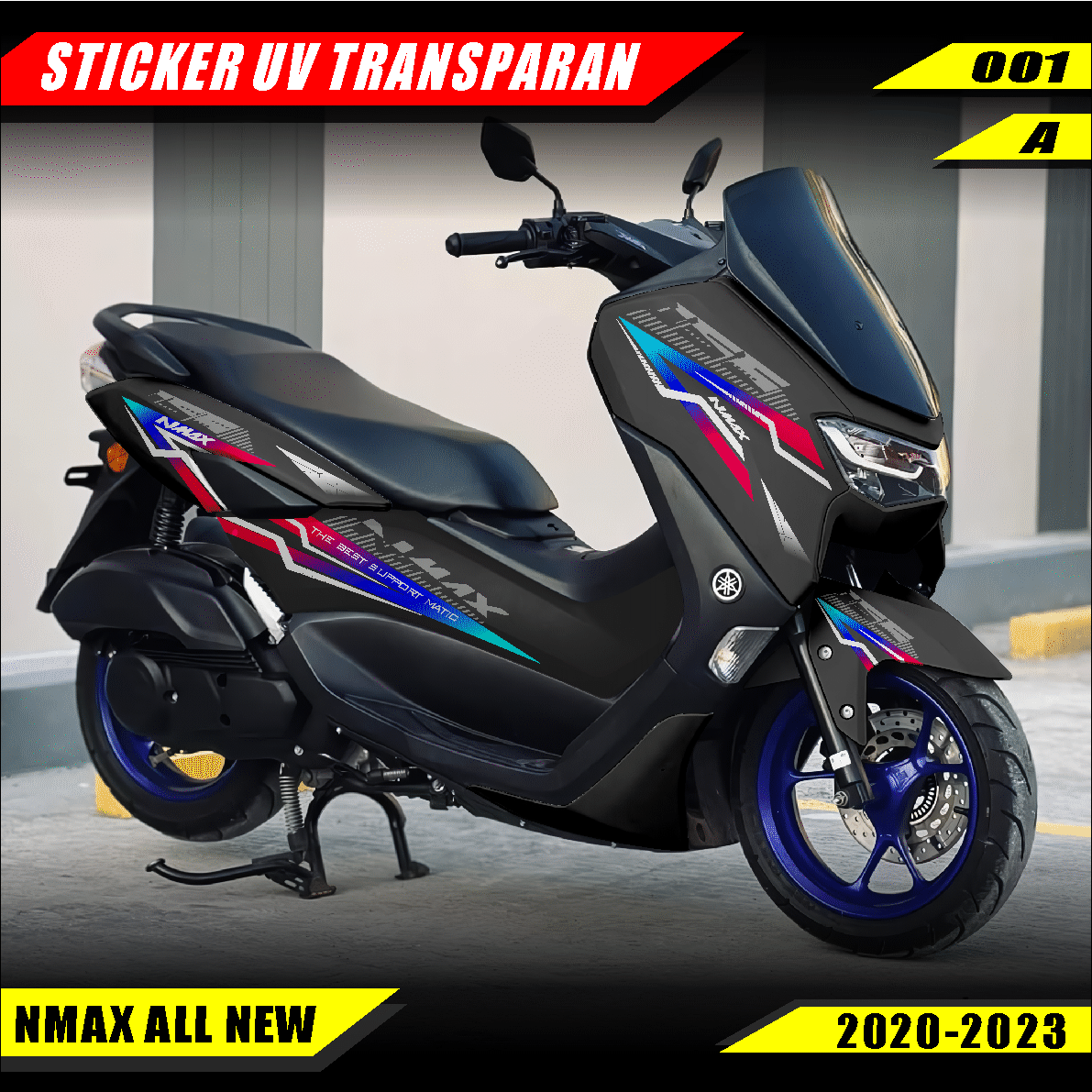 Jual STRIPING TRANSPARAN YAMAHA NMAX NEW 2020 VARIASI LIST MOTOR DESAIN ...