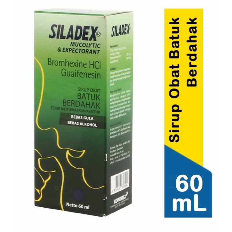 Jual Siladex Sirup Obat Batuk Berdahak 60Ml | Shopee Indonesia